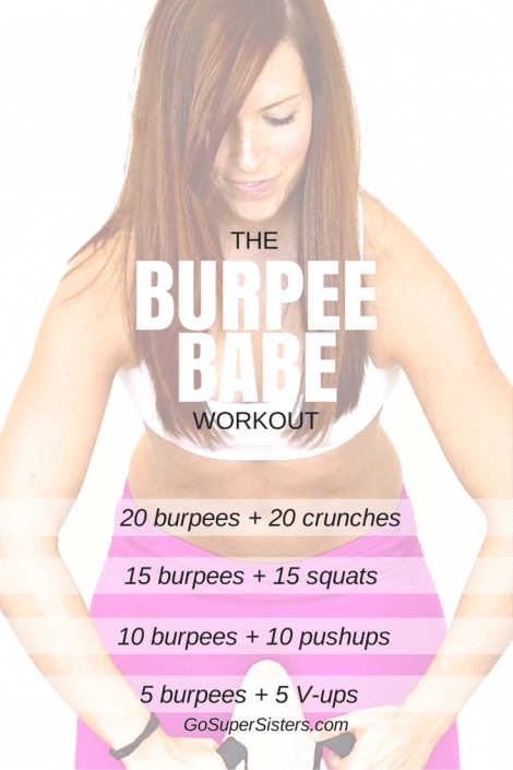 The Burpee Babe Workout for Workout Wednesday