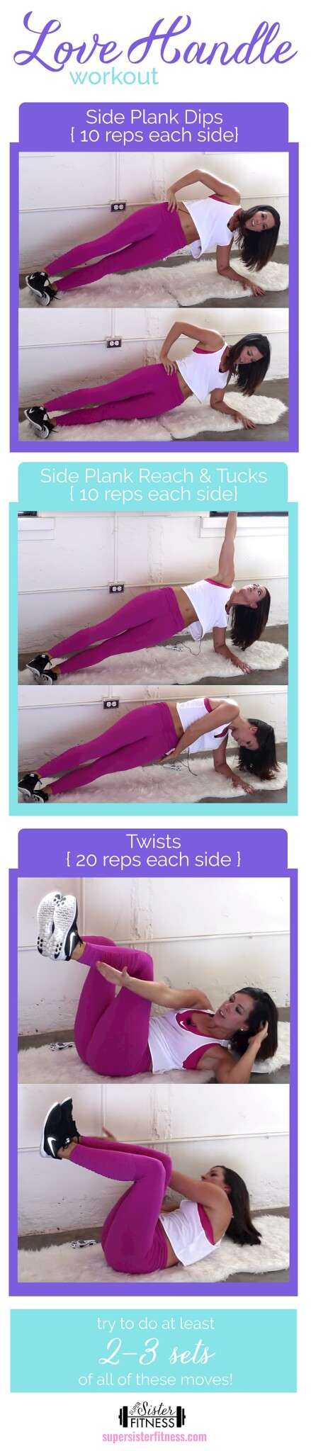 Love Handle Workout | Super Sister Fitness